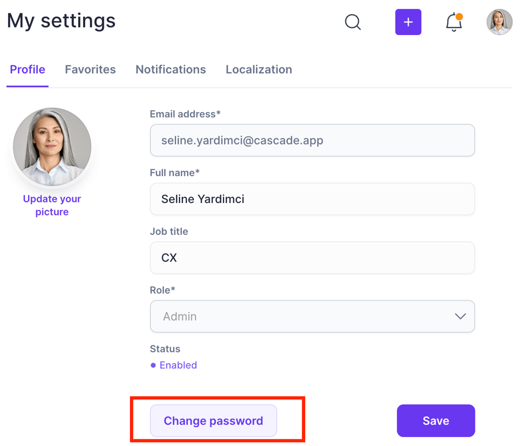 1.4 - Personalize your Profile